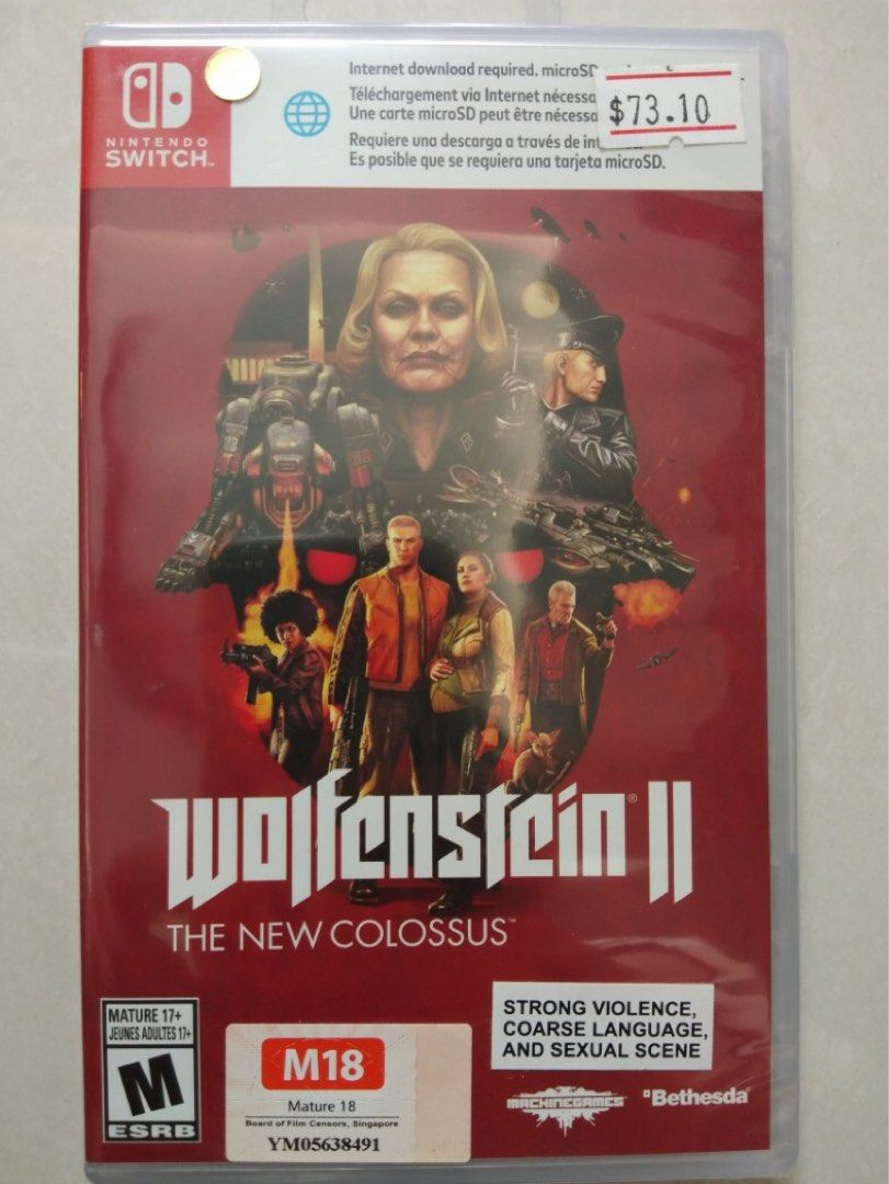 Nintendo Switch Game : The New Colossus II, Video Gaming, Video Games ...