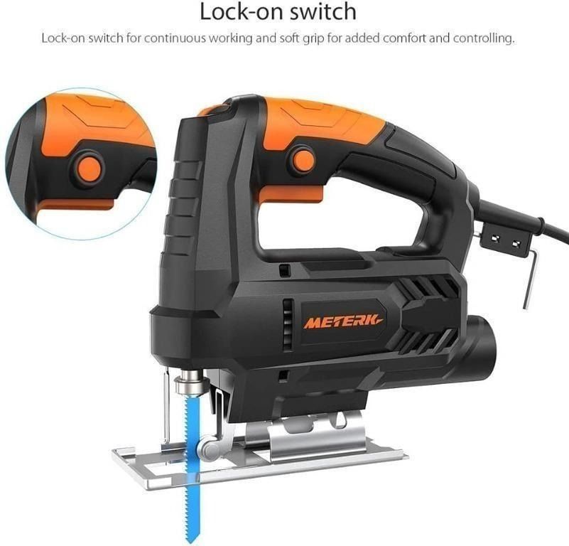 (No Blades Or Box) Meterk Jig Saw (Model: M1Q-GW11-55), Furniture ...
