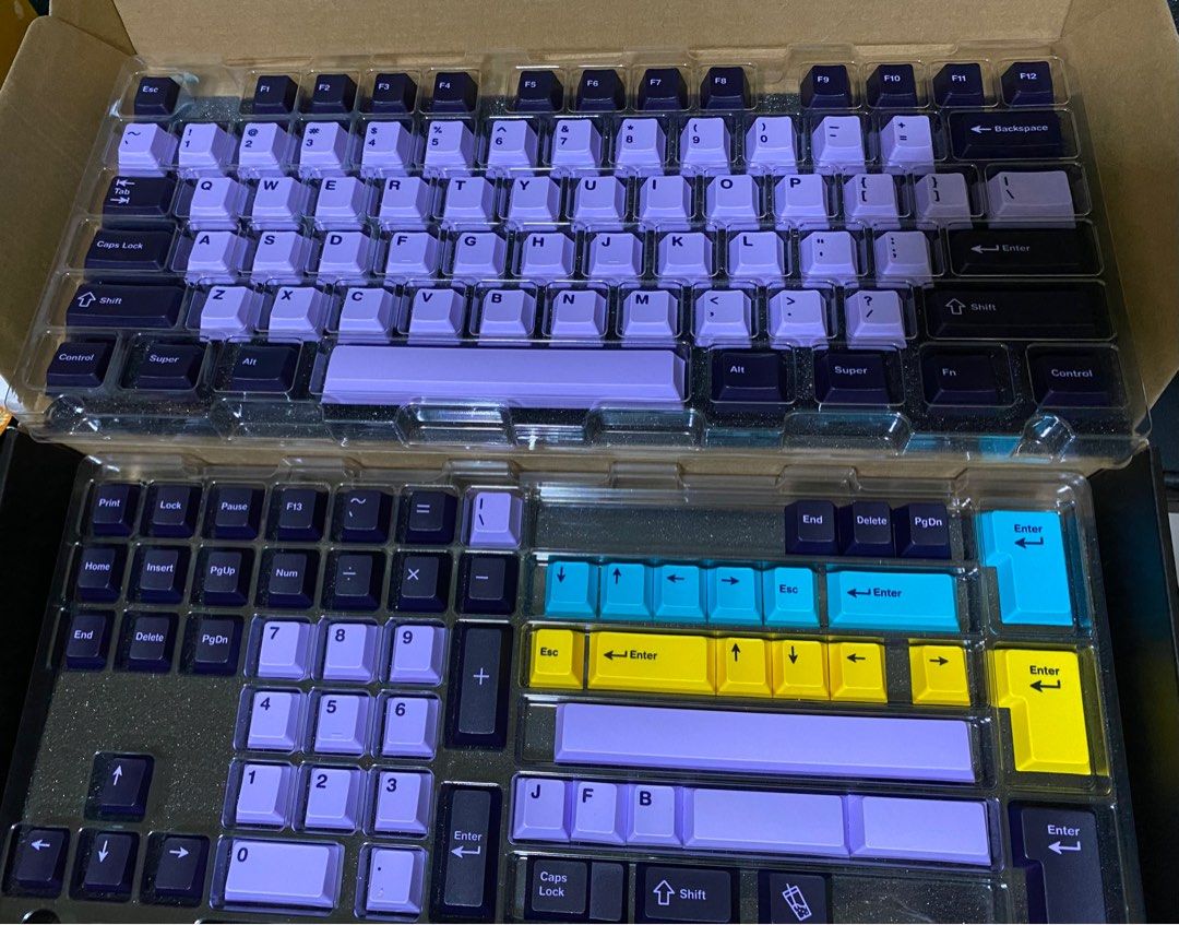 Novelkeys Cherry taro keycaps set, Computers & Tech, Parts ...