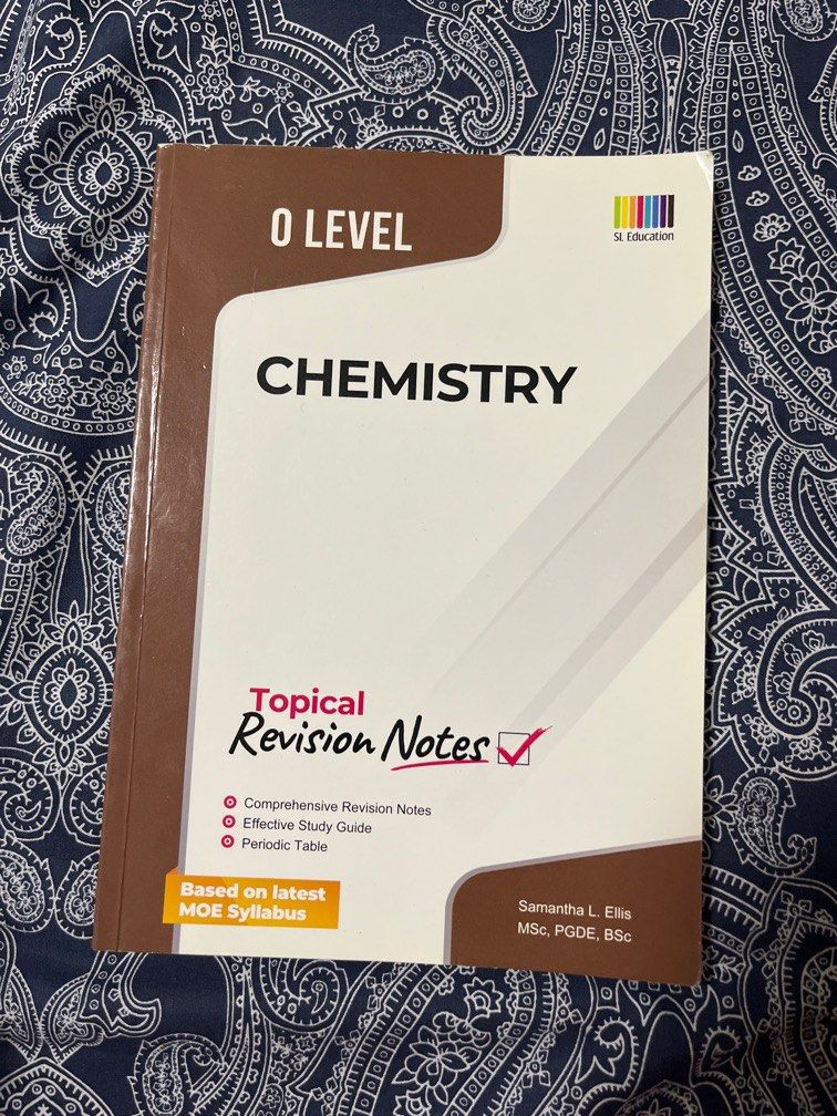 O Level Topical Revision Notes for Chemistry, Hobbies & Toys, Books ...
