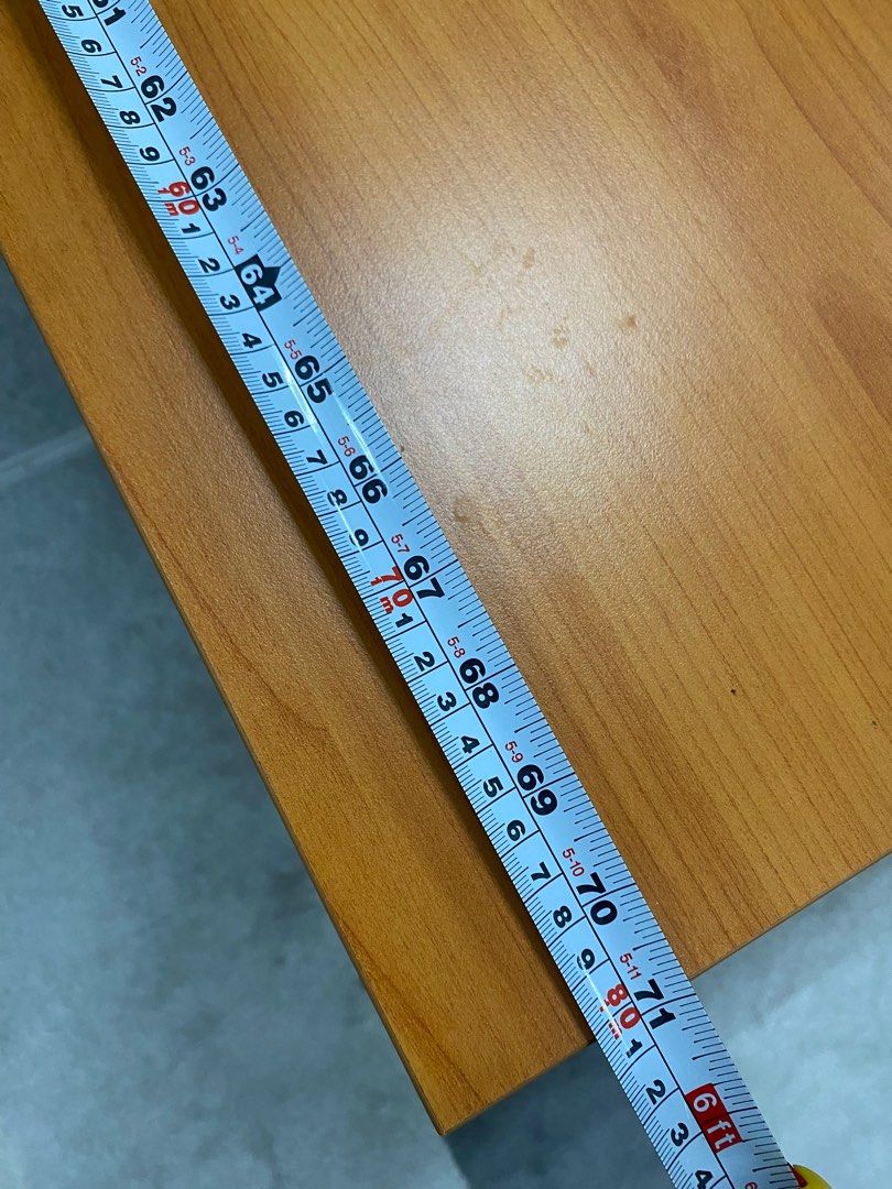 Office Table (180cm Length, 75cm Width, 75cm Height), Furniture & Home ...