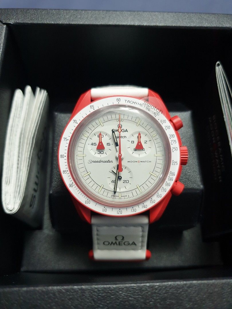 Omega x Swatch Moonswatch Mission to MARS (Authentic w/ receipt ...