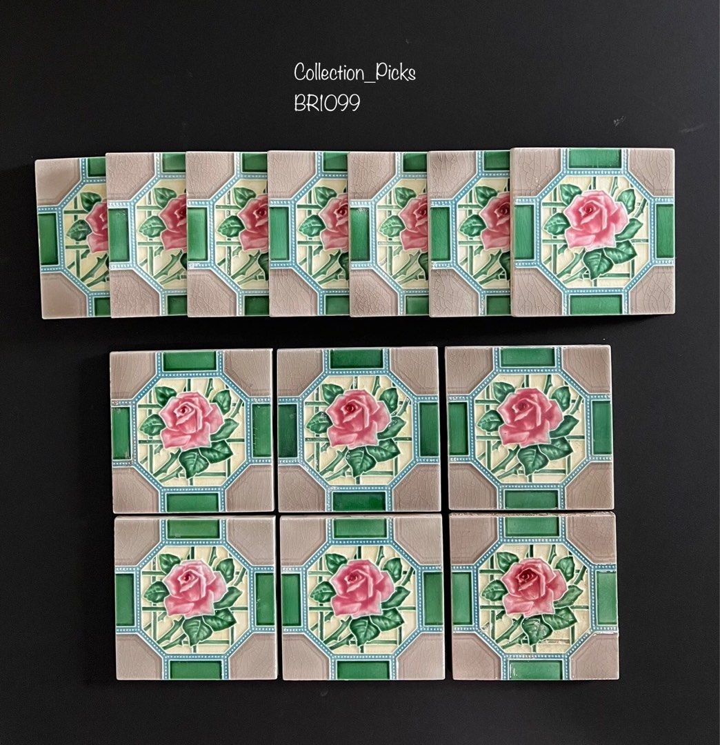 ORIGINAL PERANAKAN TILE, Hobbies & Toys, Collectibles & Memorabilia ...