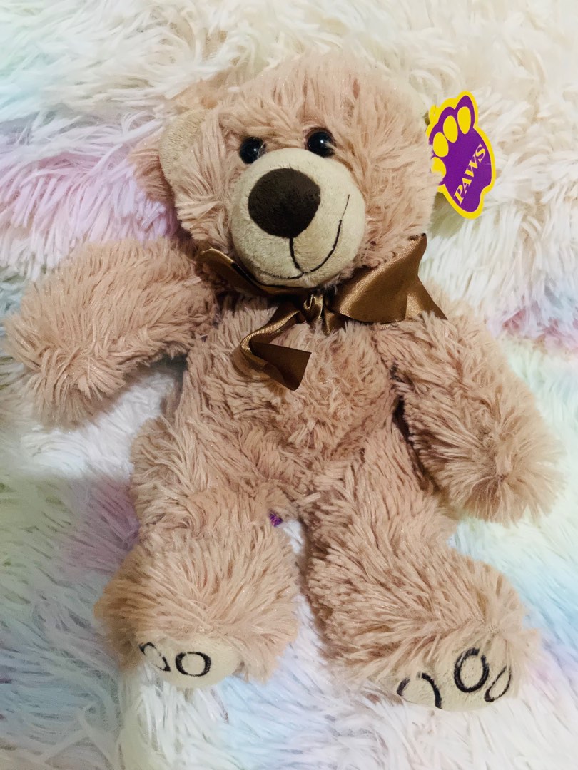 Original PAWS Bear Plush Toy, Hobbies & Toys, Toys & Games on Carousell