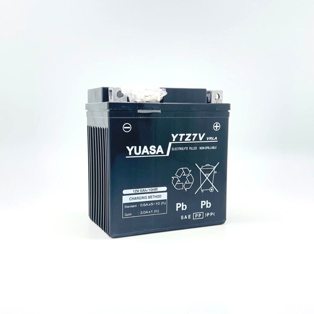 Original Yuasa YTZ7V AGM Battery Delivery for Yamaha Aerox, other ...