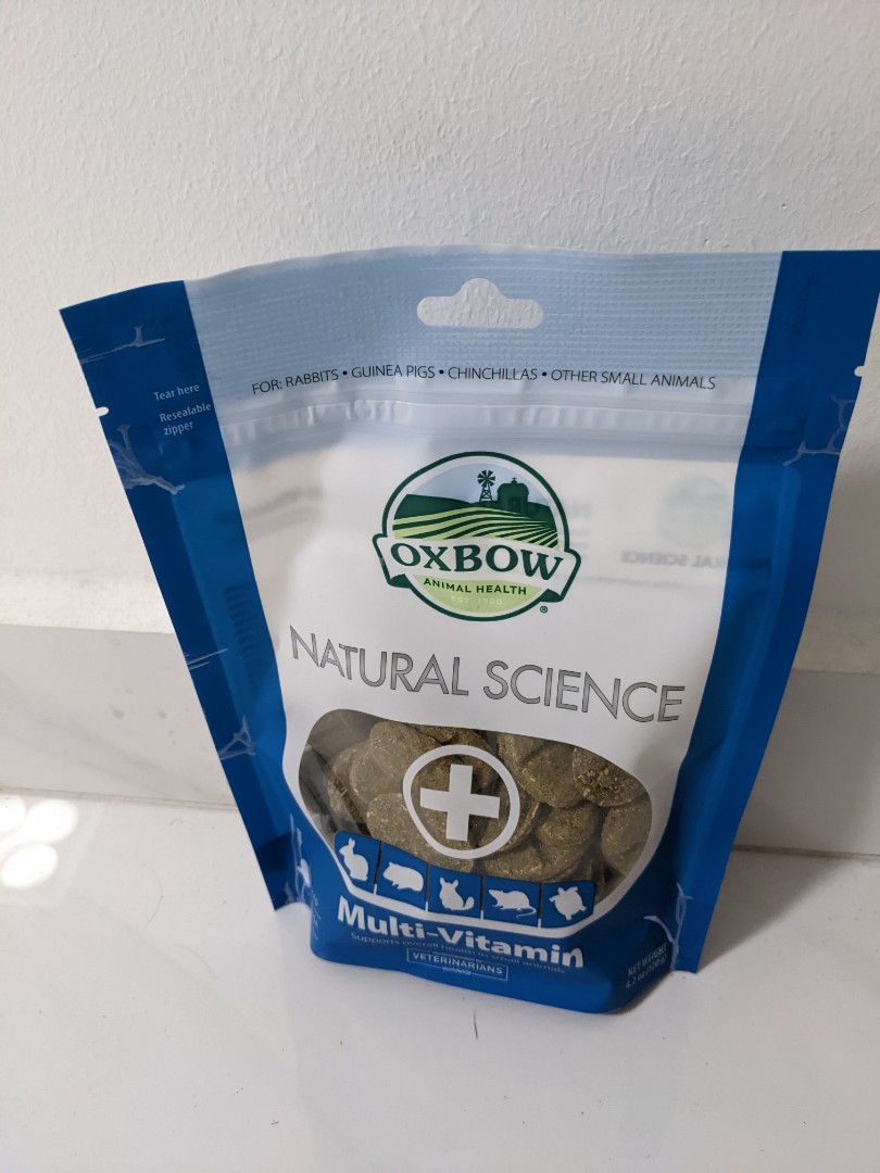 Oxbow Natural Science Multi-Vitamin, Pet Supplies, Pet Food on Carousell