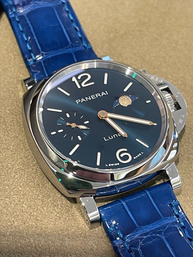 Panerai Luminor Due Luna 沛納海最新款月相腕錶 PAM01179 pam1179 38mm, 女裝, 手錶及配件 ...