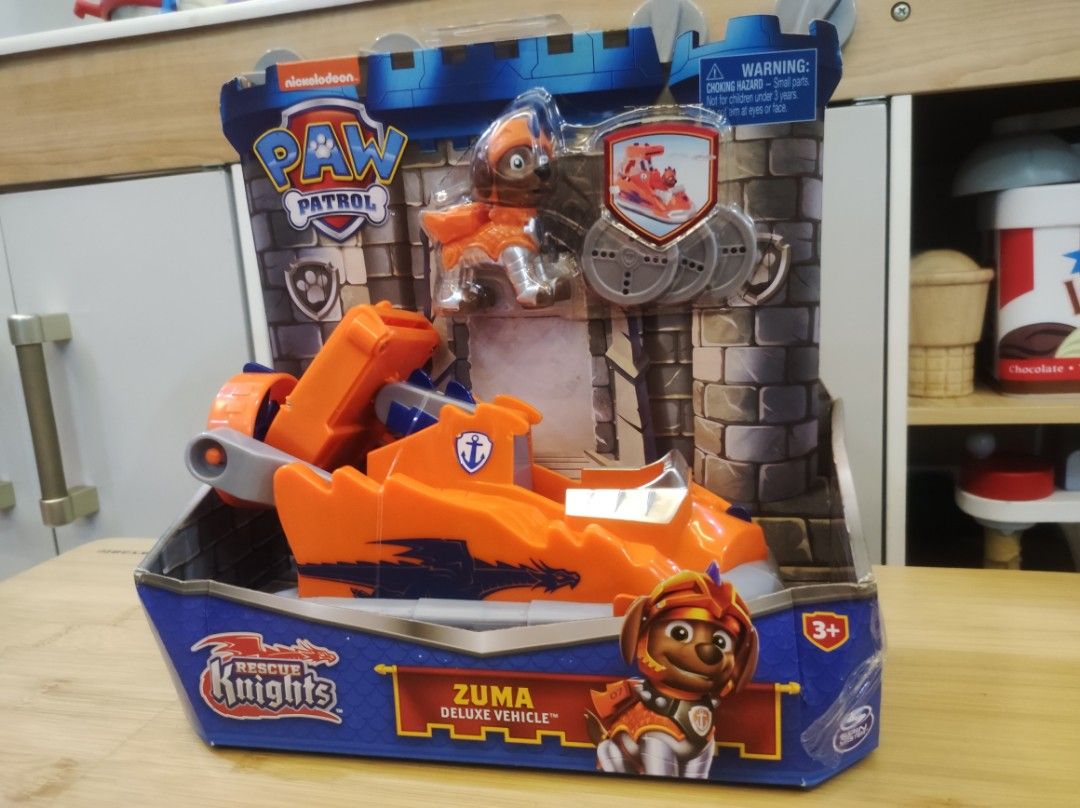 Paw Patrol Rescue Knights ZUMA new authentic spin master nickelodeon ...
