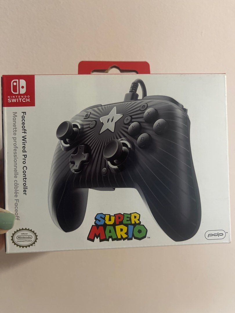 PDP - Faceoff Wired Pro Controller - Super Mario Star Edition (Nintendo ...
