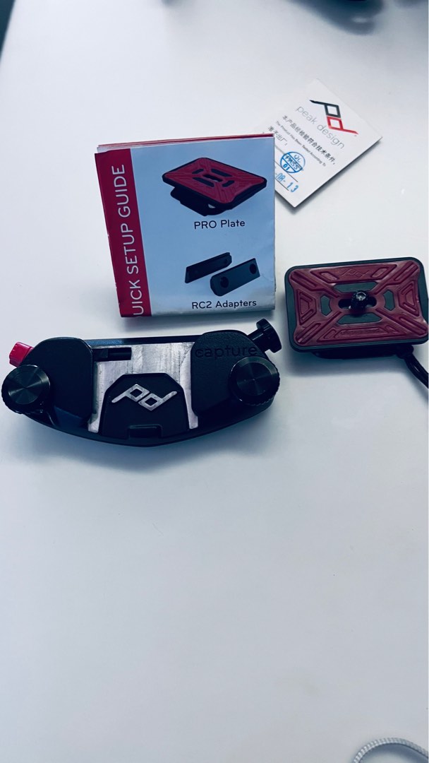 Peak Design Capture v2 with Pro Plate, Photography, Photography ...