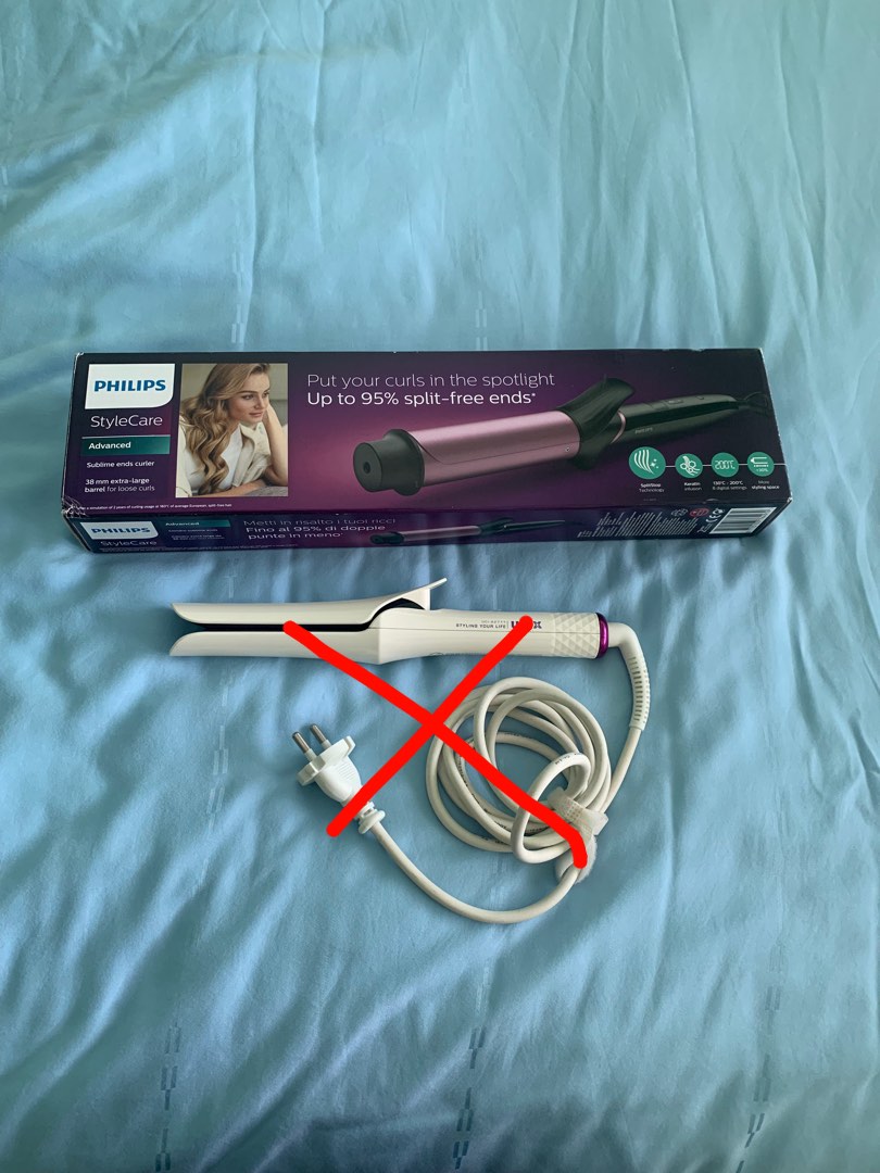 PHILIPS Hair Curler, Beauty & Personal Care, Hair on Carousell