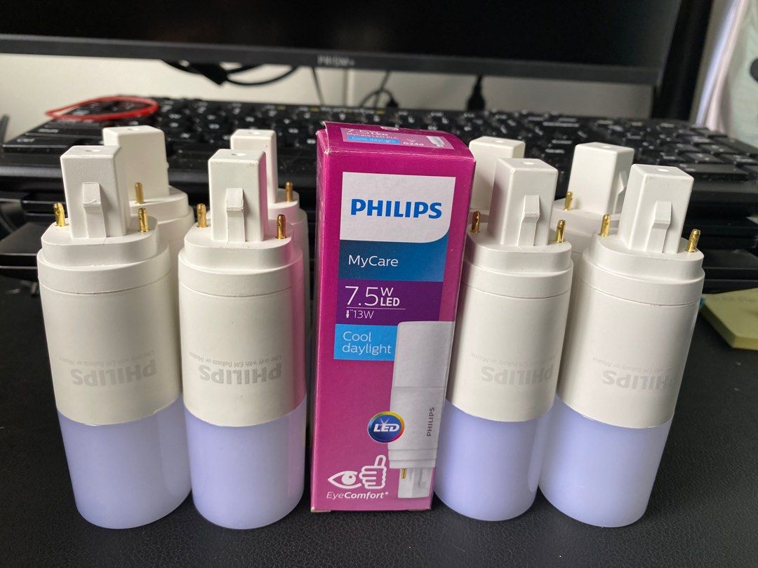 Philips PLC LED light (aka G24d), Furniture & Home Living, Lighting ...