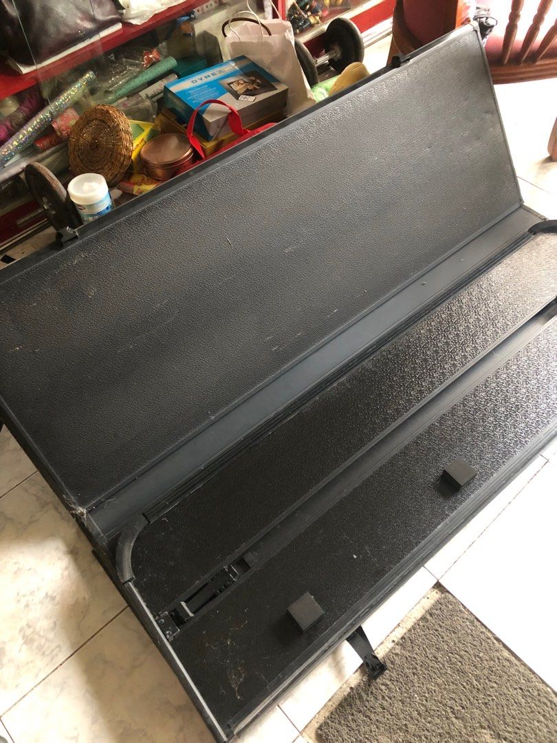 Tri-fold Bed cover for pick up Navarra Hilux Strada Ranger F-150 Dmax ...