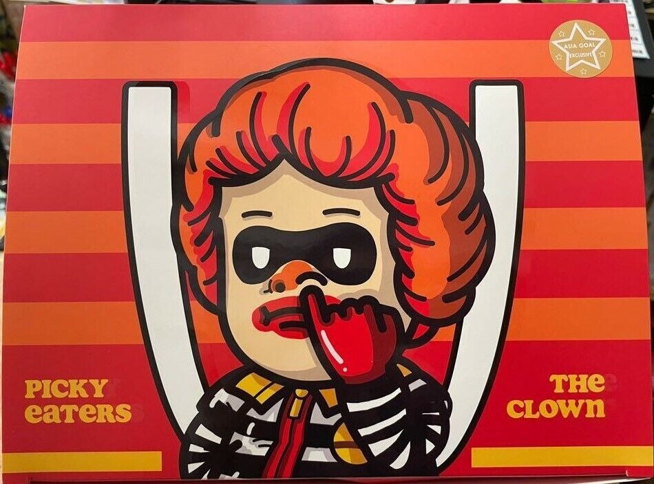 Picky Eaters Mighty Jaxx The Clown Vinyl Figure Taipei Toy Festival TTF ...