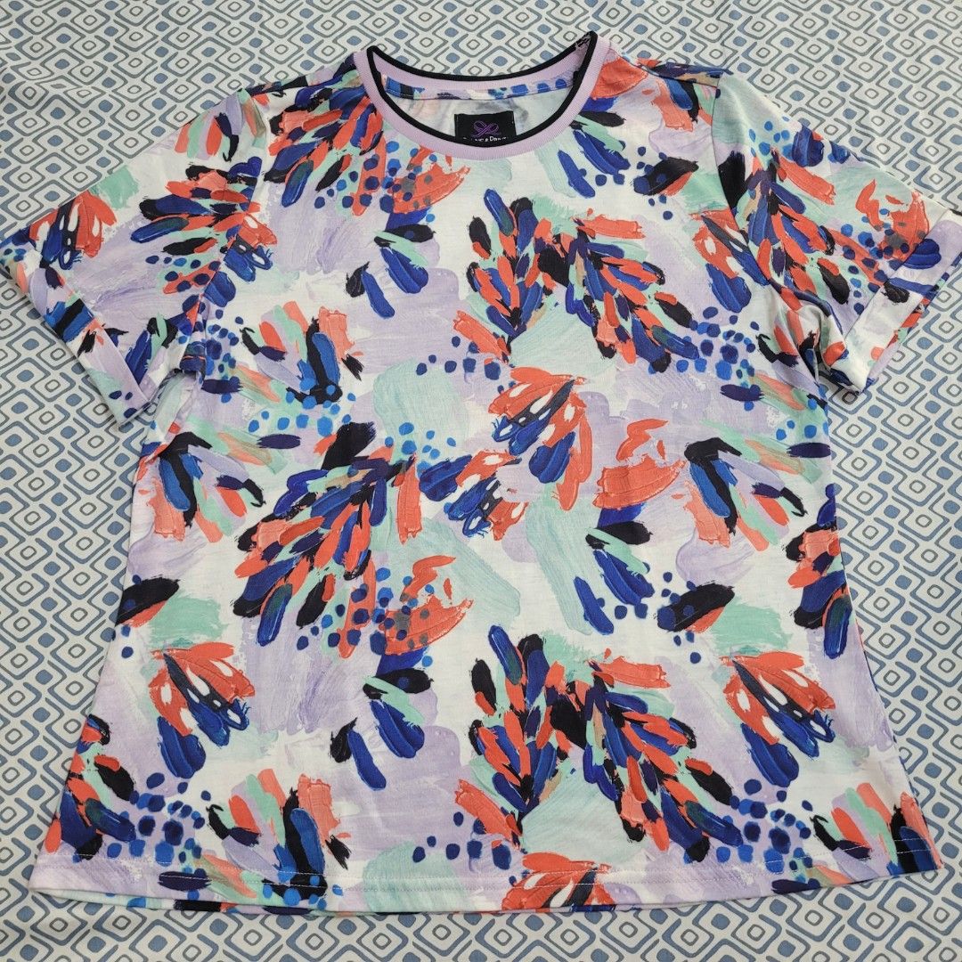 Plains ansld Print Pintados top, Women's Fashion, Tops, Shirts on Carousell