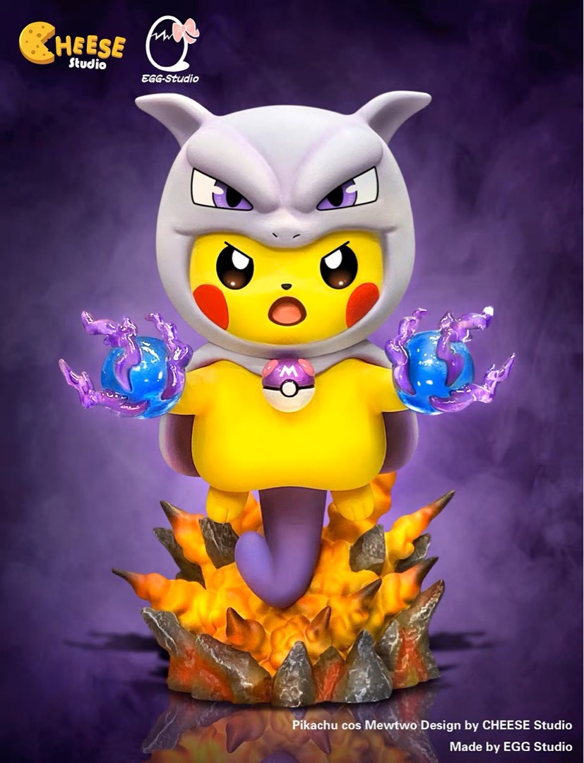 [PO] Pokémon|Pikachu X MewTwo, Hobbies & Toys, Toys & Games on Carousell