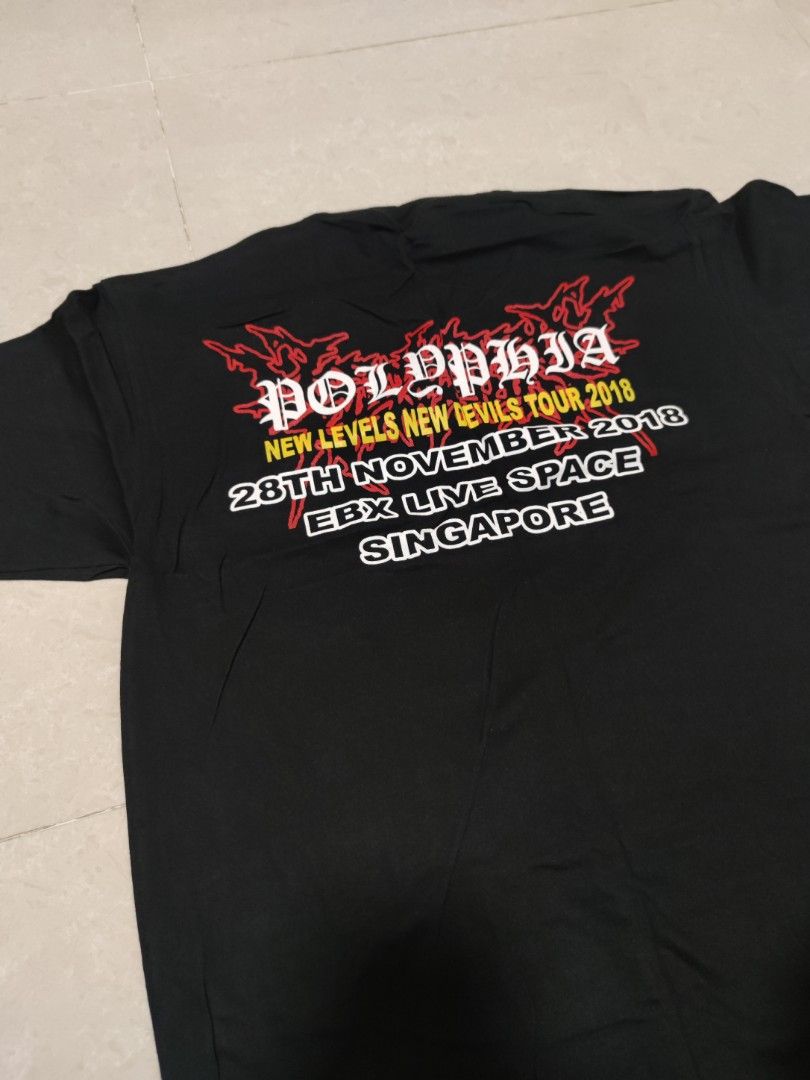 Polyphia New Levels New Devils Singapore Tour Merch T shirt, Men's ...