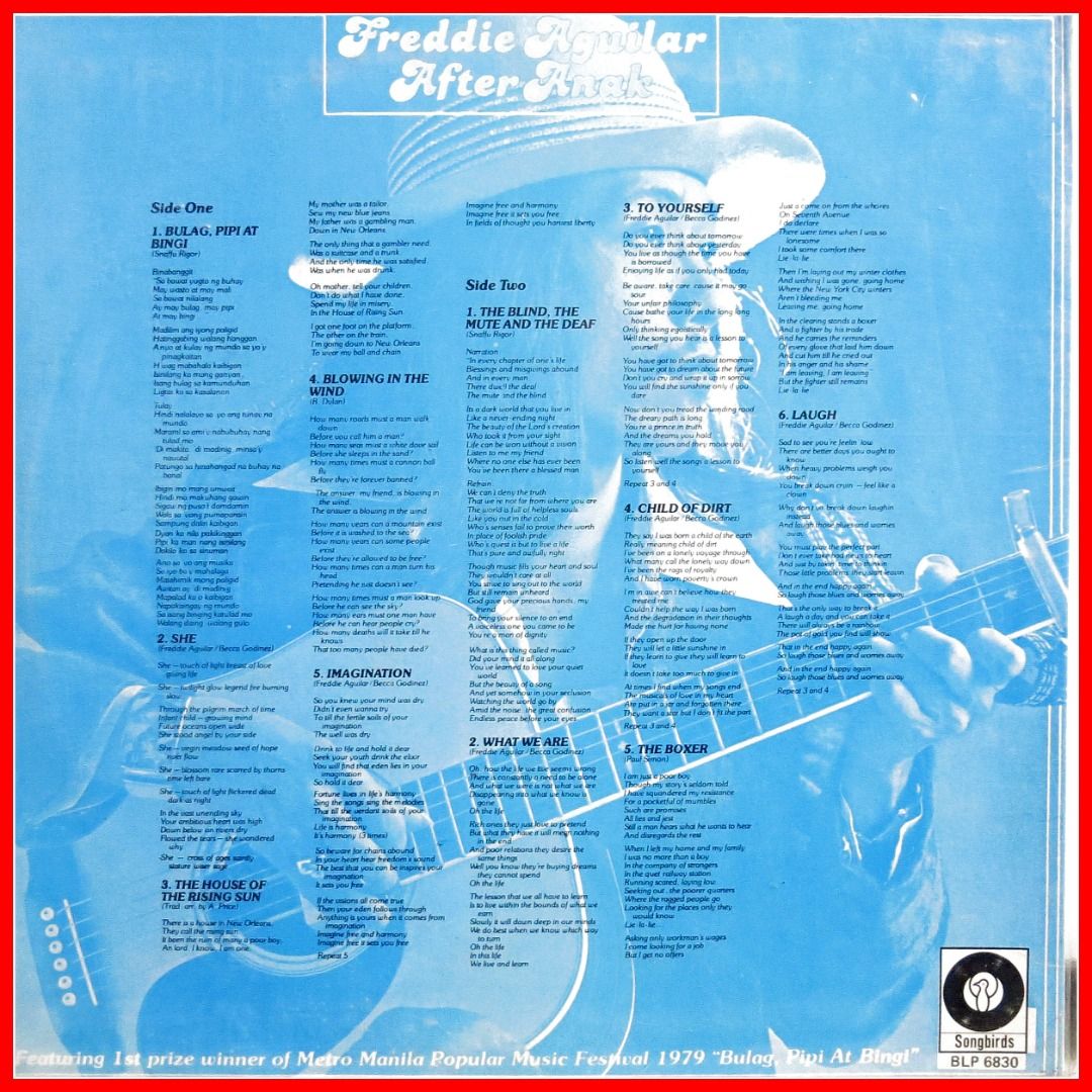 Pre-Owned Popular Pilipino Male Singer Freddie Aquilar > After Anak ...