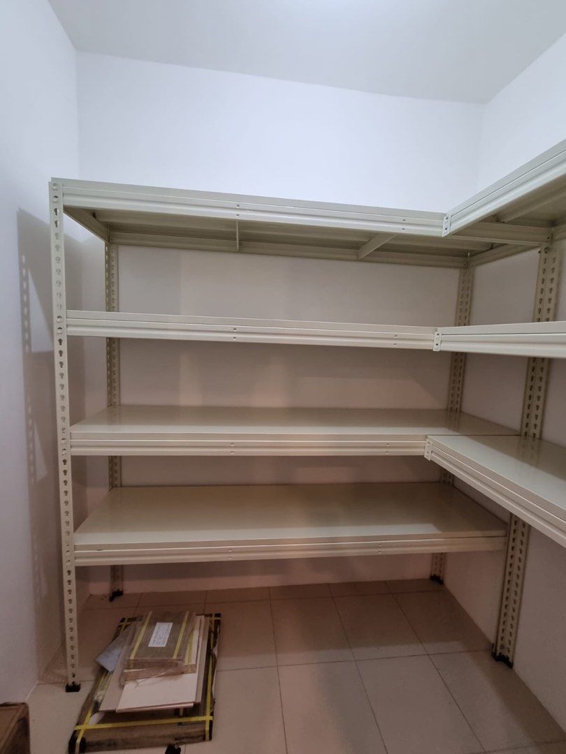 PVC Wood board metal/Full-metal Boltless rack, Furniture & Home Living ...