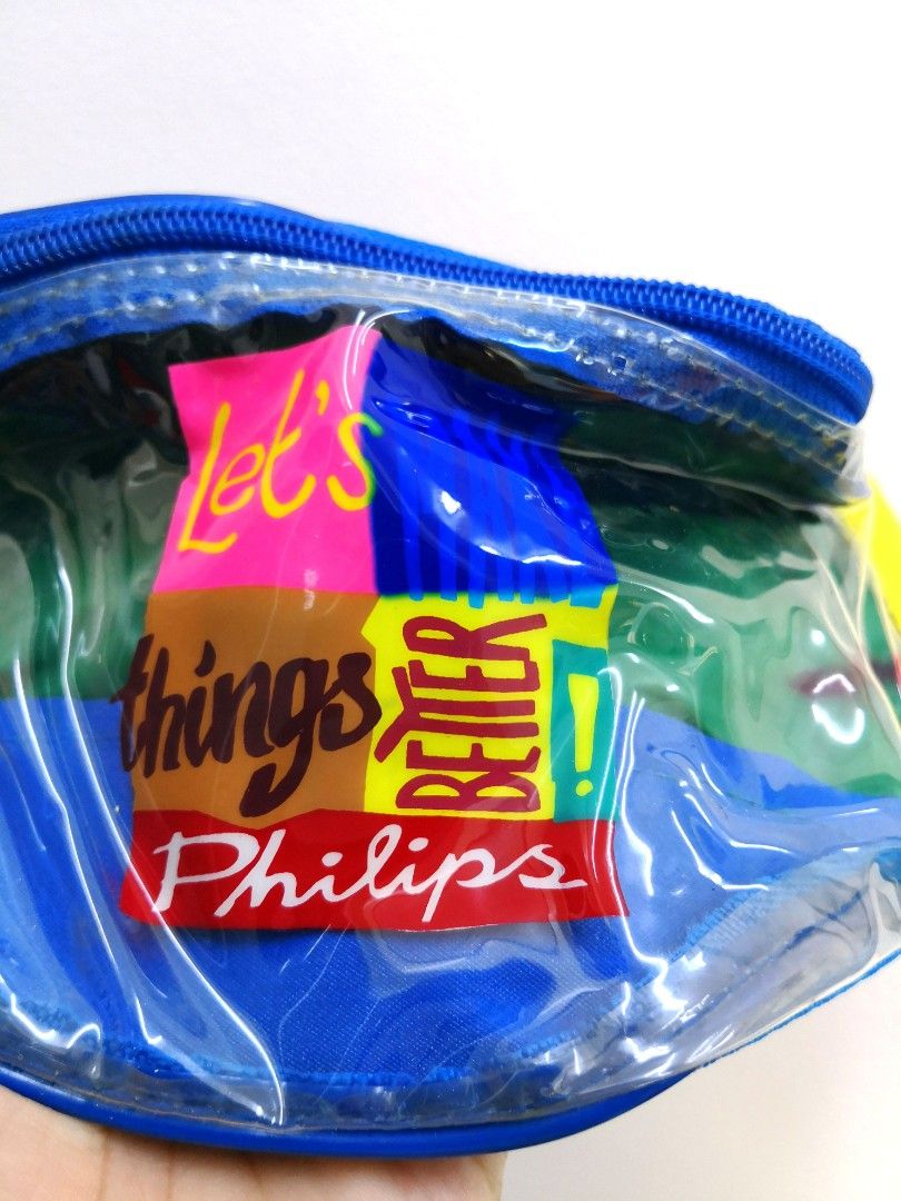 Rare Retro Fanny Pack Philips Lets Make Things Better Tagline 80s 90s ...