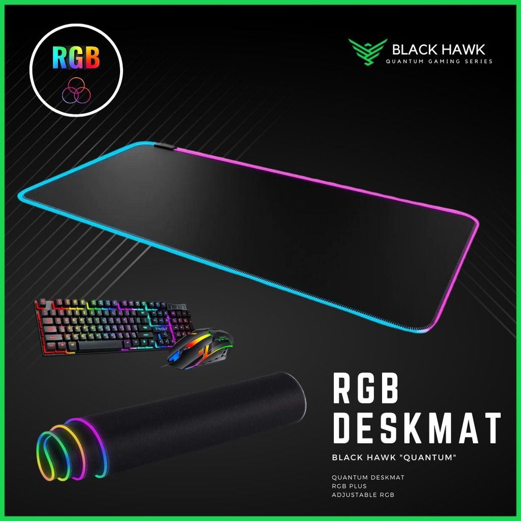 RGB Desk Mat | Mouse Pad | Gaming DeskMat | RGB Mouse Pad, Computers ...