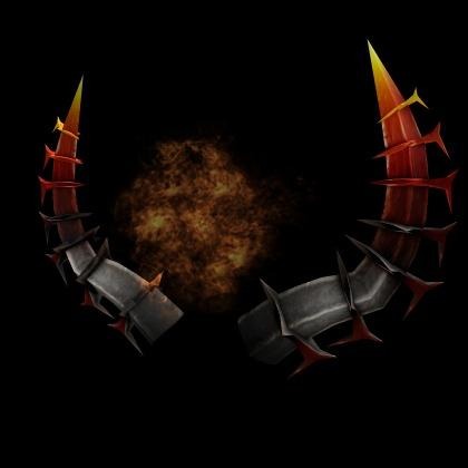 ROBLOX Fiery Horns of the Netherworld, Video Gaming, Gaming Accessories ...