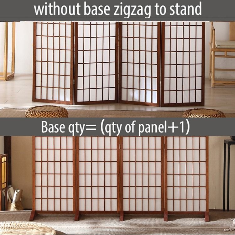 Room divider Partition Folding Screen / Japanese Shoji Style ...