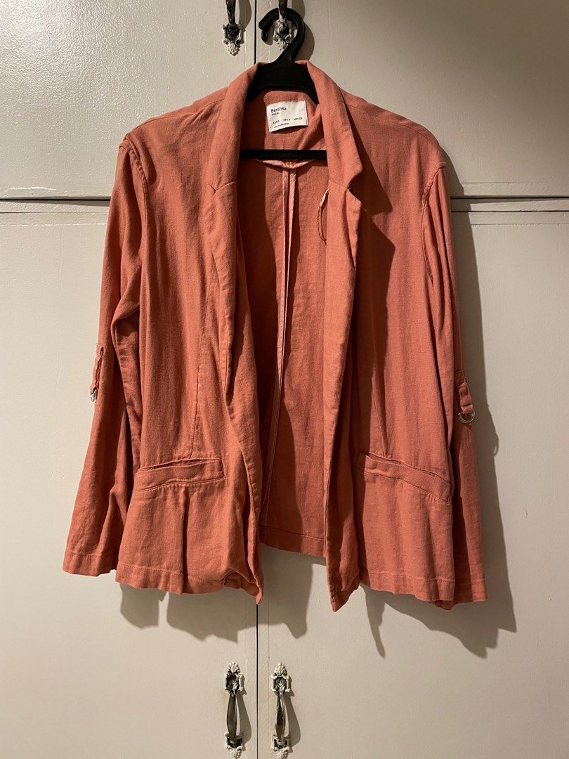 Rose pink jacket, Women's Fashion, Coats, Jackets and Outerwear on ...