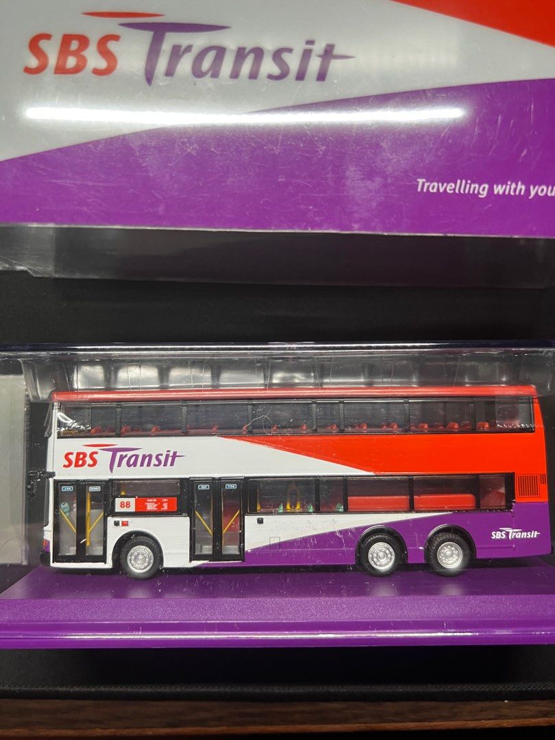 SBS Transit Volvo Olympian 1:76 Singapore Double Deck Bus Model ...