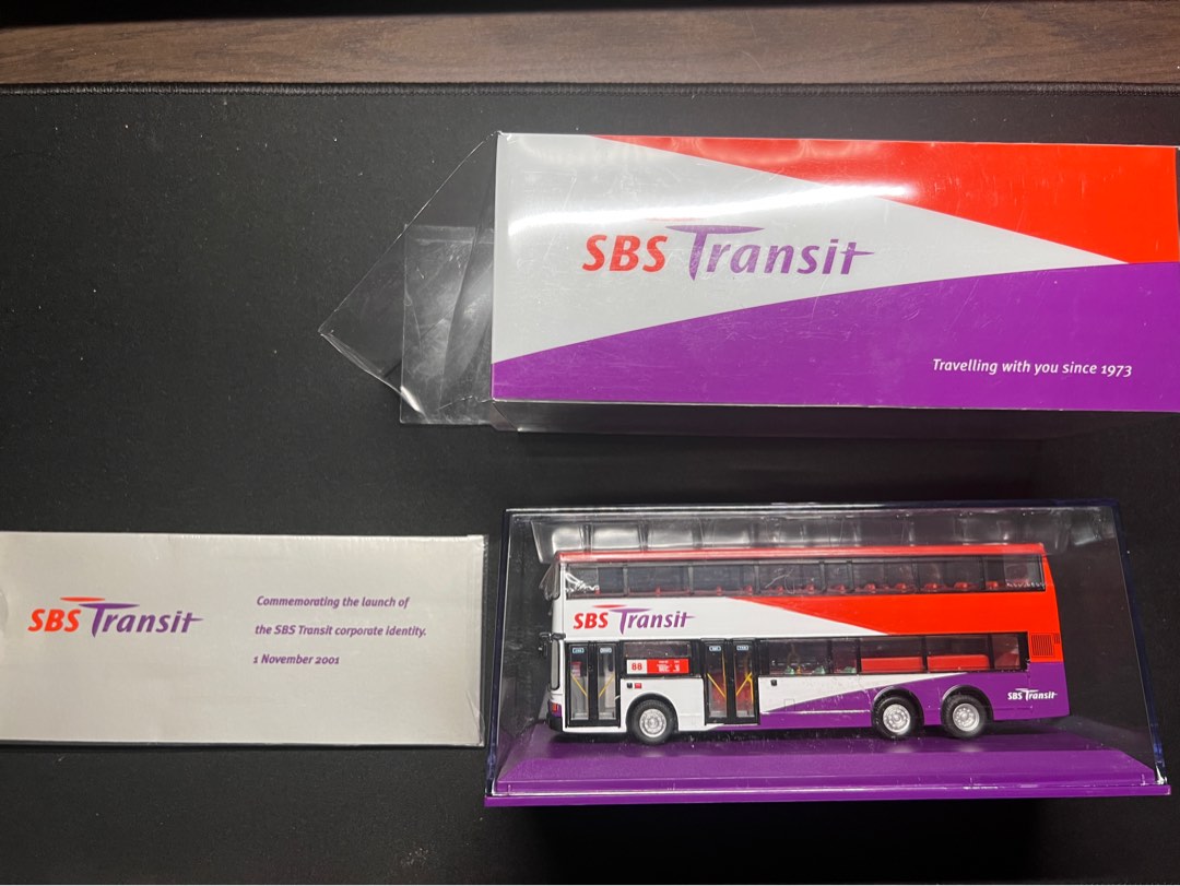 SBS Transit Volvo Olympian 1:76 Singapore Double Deck Bus Model ...