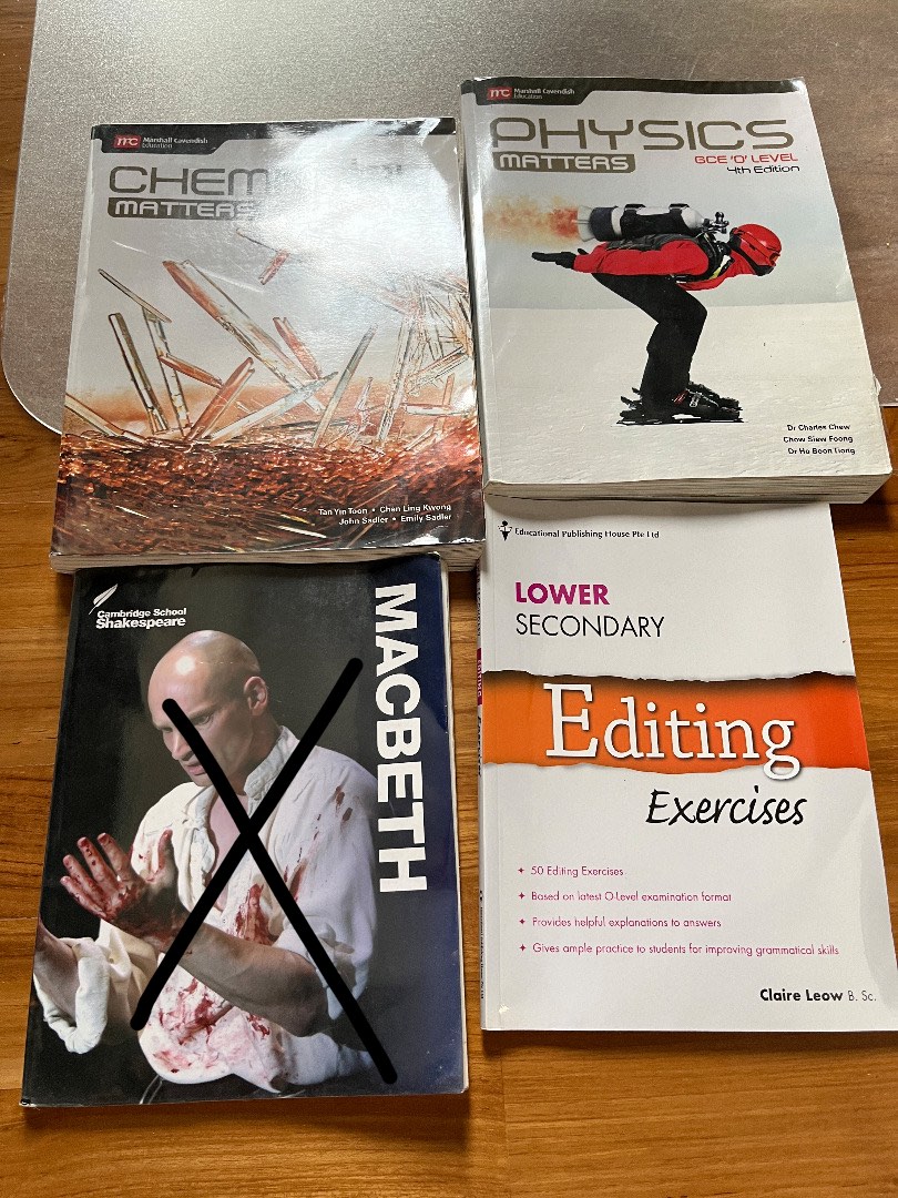 Secondary Chemistry, Physics, English Editing, Hobbies & Toys, Books ...