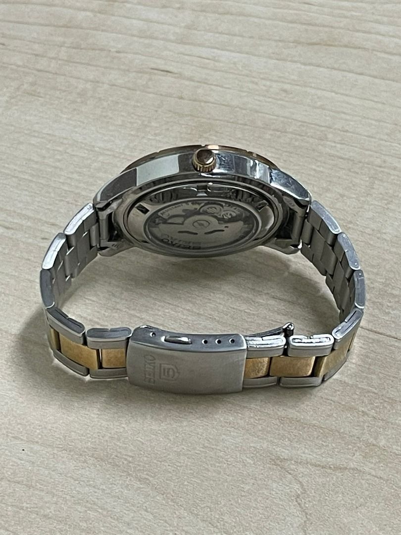 Seiko 5 automatic two tone, Men's Fashion, Watches & Accessories ...