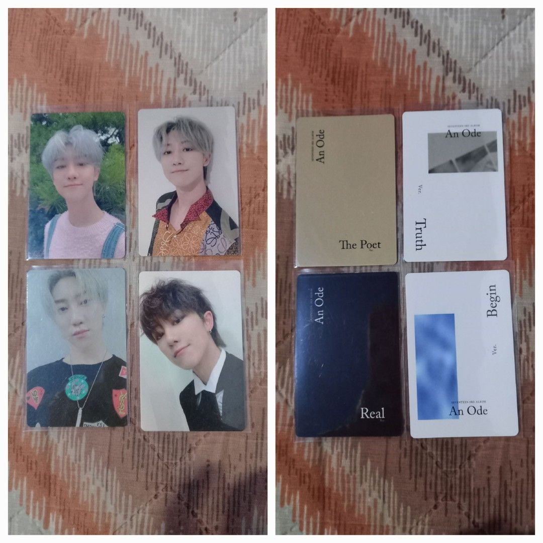 [SET] SEVENTEEN An Ode THE8 Photocards (4pcs), Hobbies & Toys ...