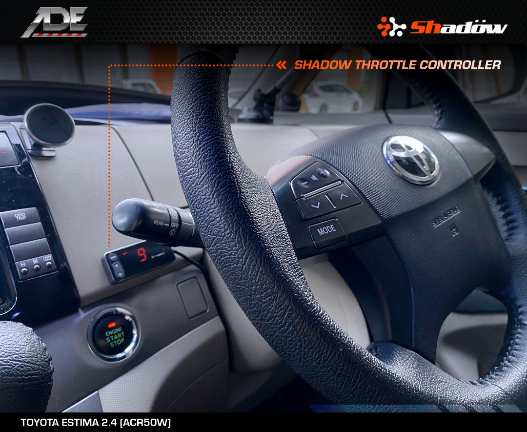 SHADOW THROTTLE CONTROLLER ON TOYOTA ESTIMA 2.4 (ACR50W), Car ...