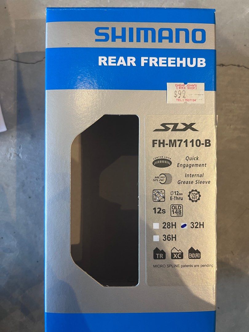 Shimano SLX 12 speed Rear Freehub hub, Sports Equipment, Bicycles ...