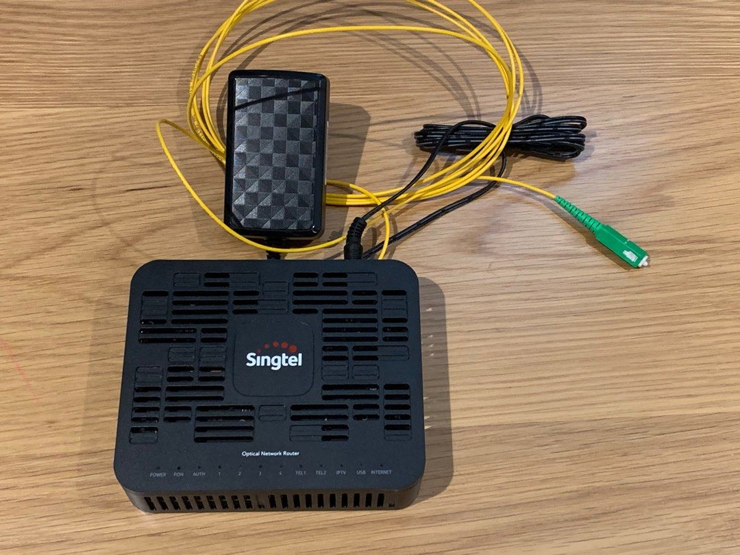 Singtel Fiber Optic Modem, Computers & Tech, Parts & Accessories ...