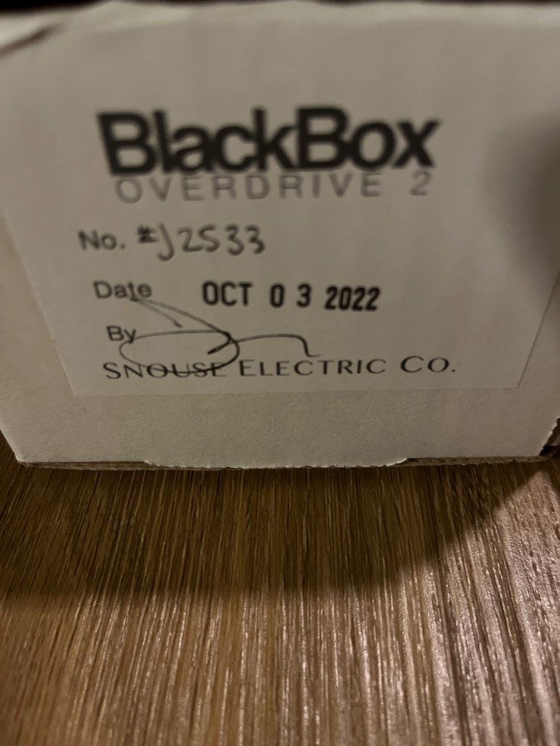Snouse Electric Black Box 2, Hobbies & Toys, Music & Media, Music ...