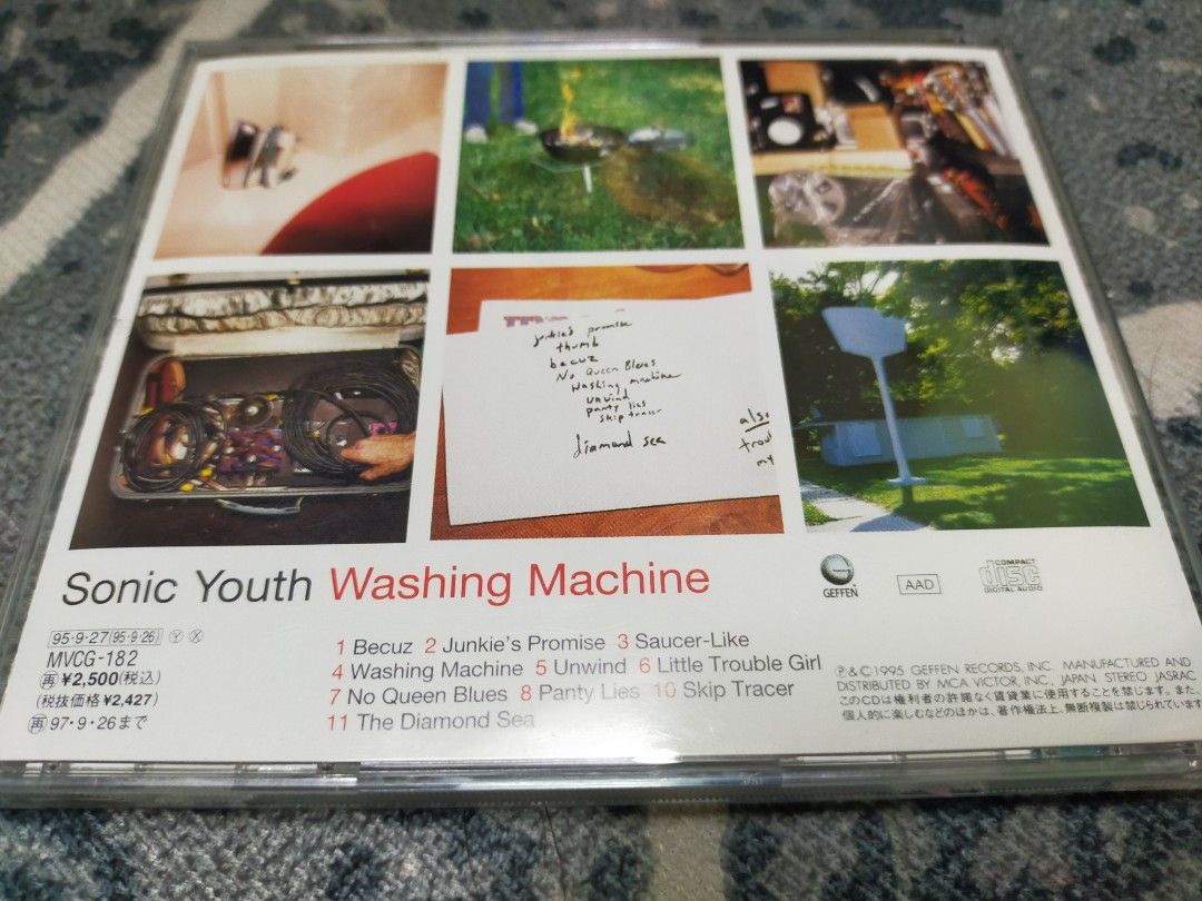 Sonic Youth - Washing Machine, Hobbies & Toys, Music & Media, CDs ...
