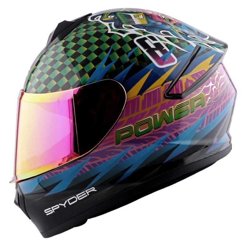 Spyder Spike 2 Flash Pink visor with FREE Clear Visor Helmet Bnew ...