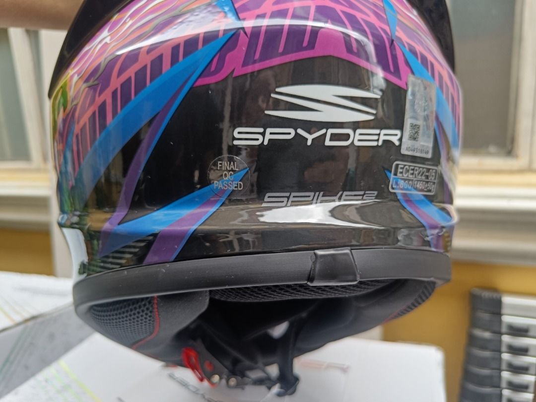 Spyder Spike 2 Flash Pink visor with FREE Clear Visor Helmet Bnew ...