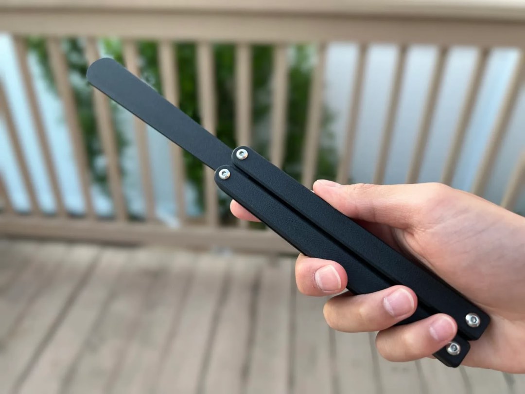 Squiddy inspired balisong trainer, Hobbies & Toys, Toys & Games on ...