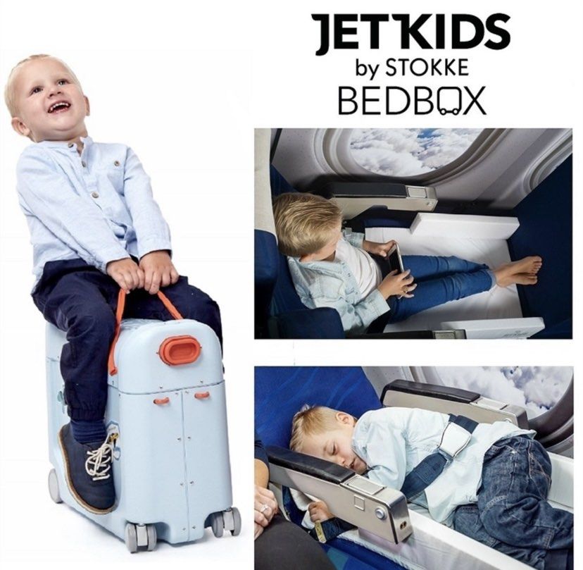 全新Stokke Jetkids Bedbox blue, 兒童＆孕婦用品, 外出用品, 其他外出用品 - Carousell