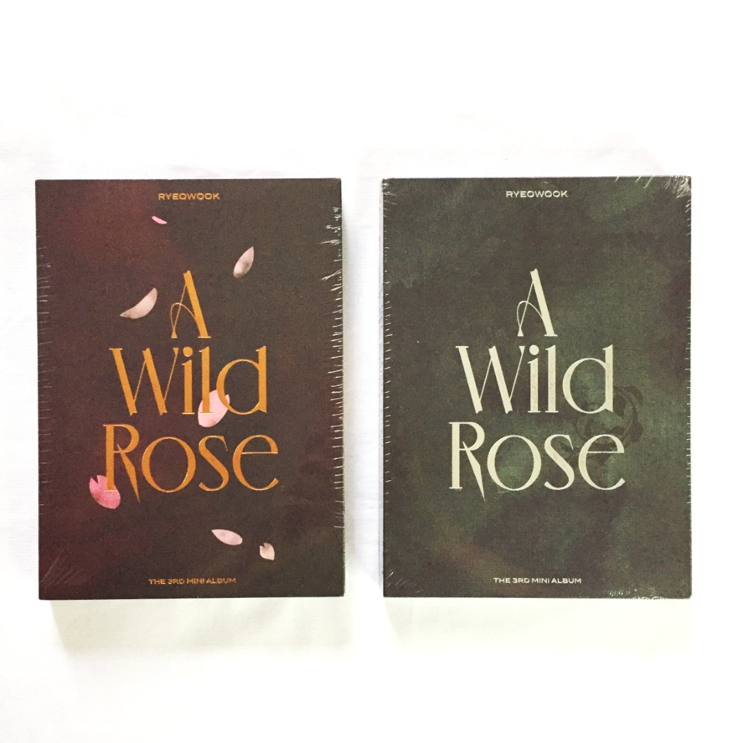 [Super Junior Ryeowook] SEALED- The 3rd Mini Album A Wild Rose- SET ...