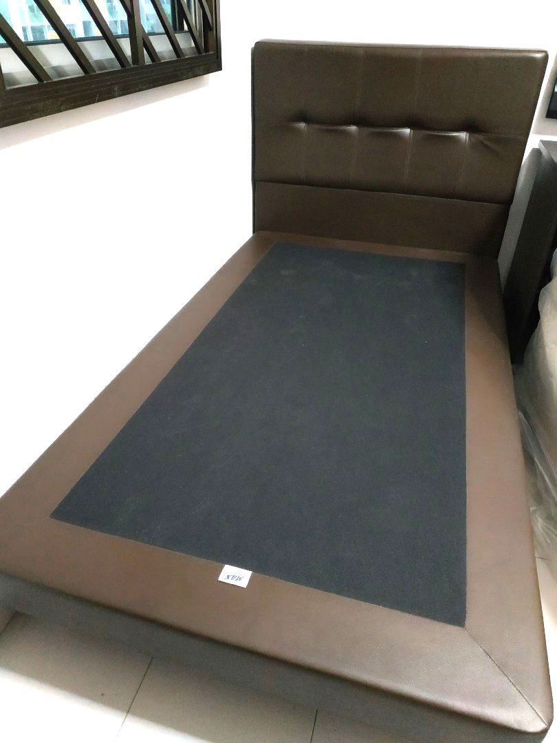 Super single bed with mattress, Furniture & Home Living, Furniture, Bed ...