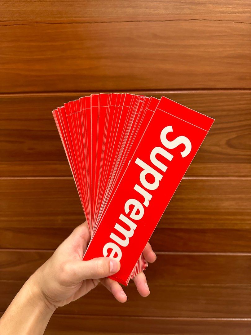 Supreme box logo stickers, Hobbies & Toys, Collectibles & Memorabilia ...