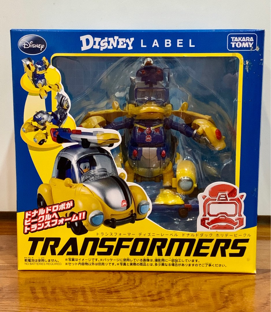 Takara Tomy 25th Anniversary Donald Duck Colour Disney Transformers ...