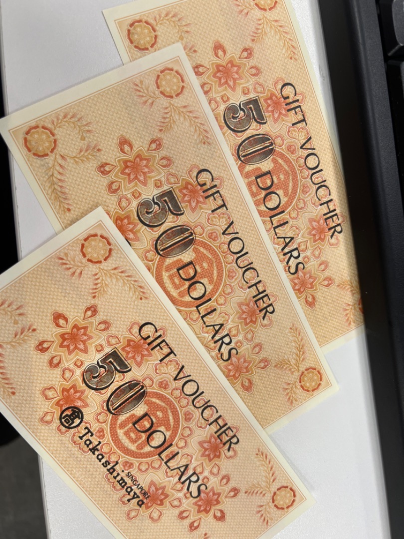 Takashimaya voucher $150, Tickets & Vouchers, Vouchers on Carousell