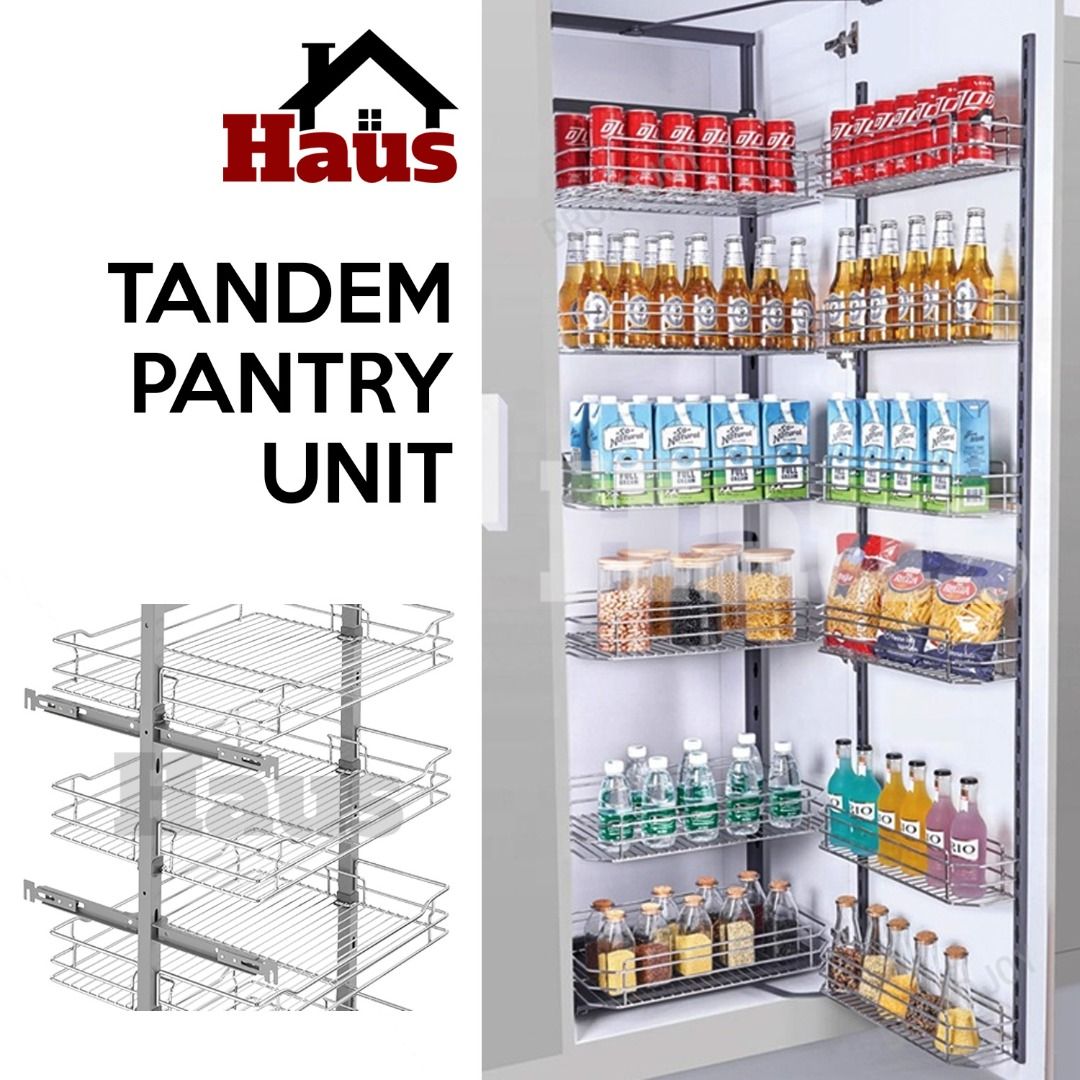 Tandem Pantry Unit for 600mm Cabinet, Furniture & Home Living, Bathroom ...