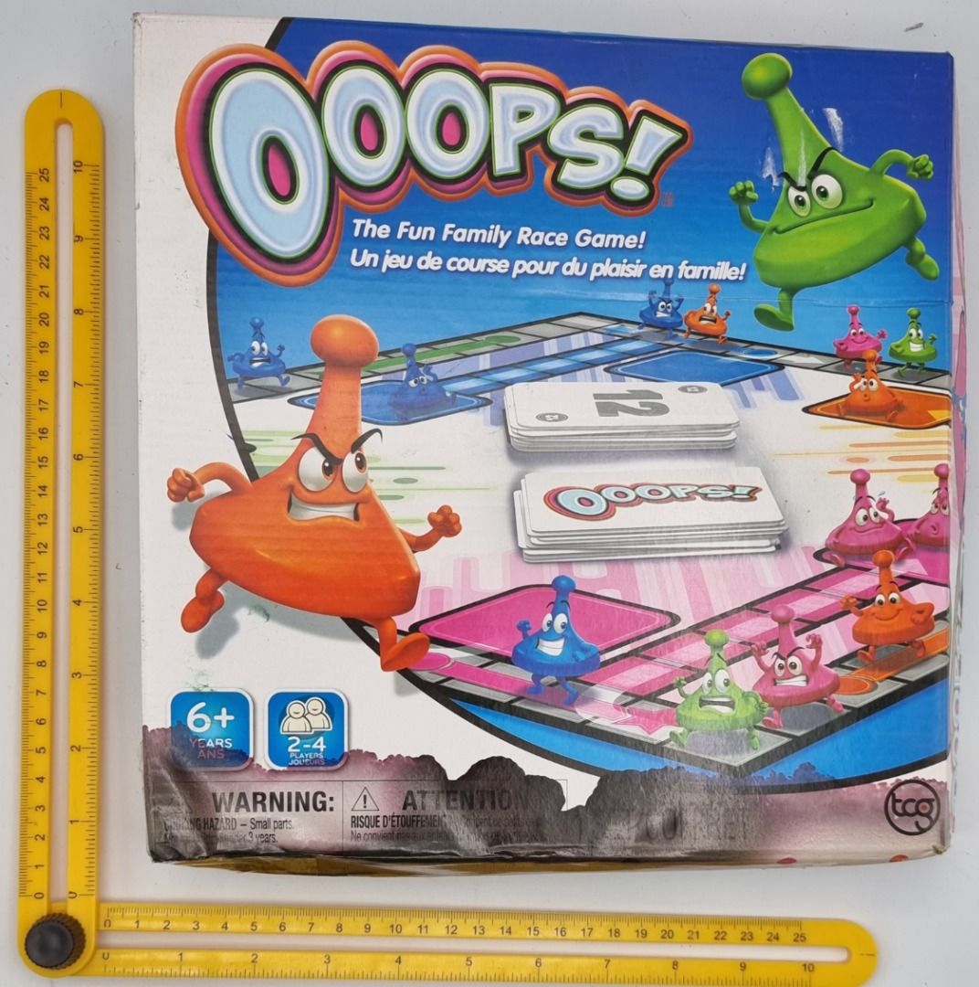 TCG TOYS STORE Ooops Game Jump Bump & Race Board Game Fun Family Race ...