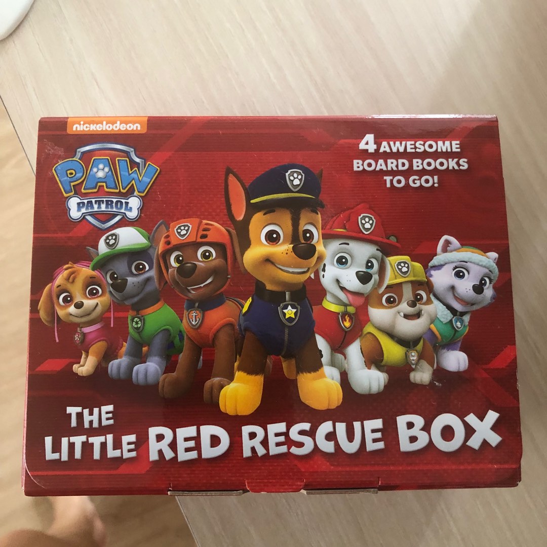 The little red rescue box paw patrol, Hobbies & Toys, Books & Magazines ...